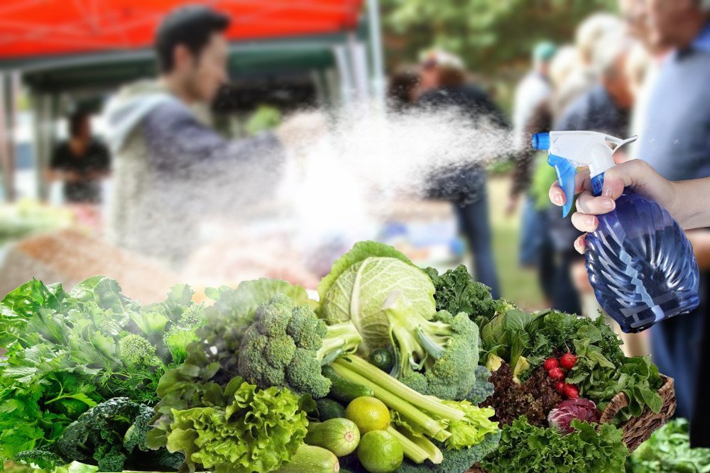 Why Do Vendors At Grocery Stores Spray Water On Fruits And Vegetables ...
